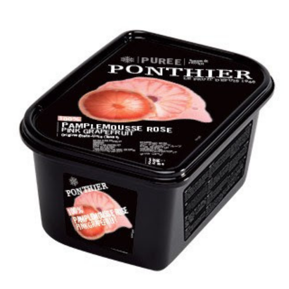 Pink Grapefruit Puree - Ponthier - Frozen - 1kg — Edinburgh Food Delivery