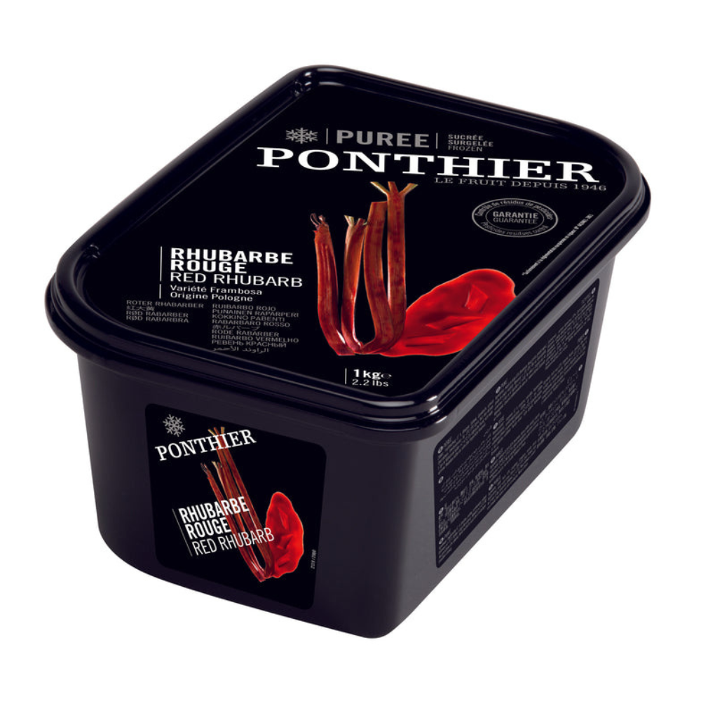 Rhubarb Puree - Ponthier - Frozen - 1kg — Edinburgh Food Delivery
